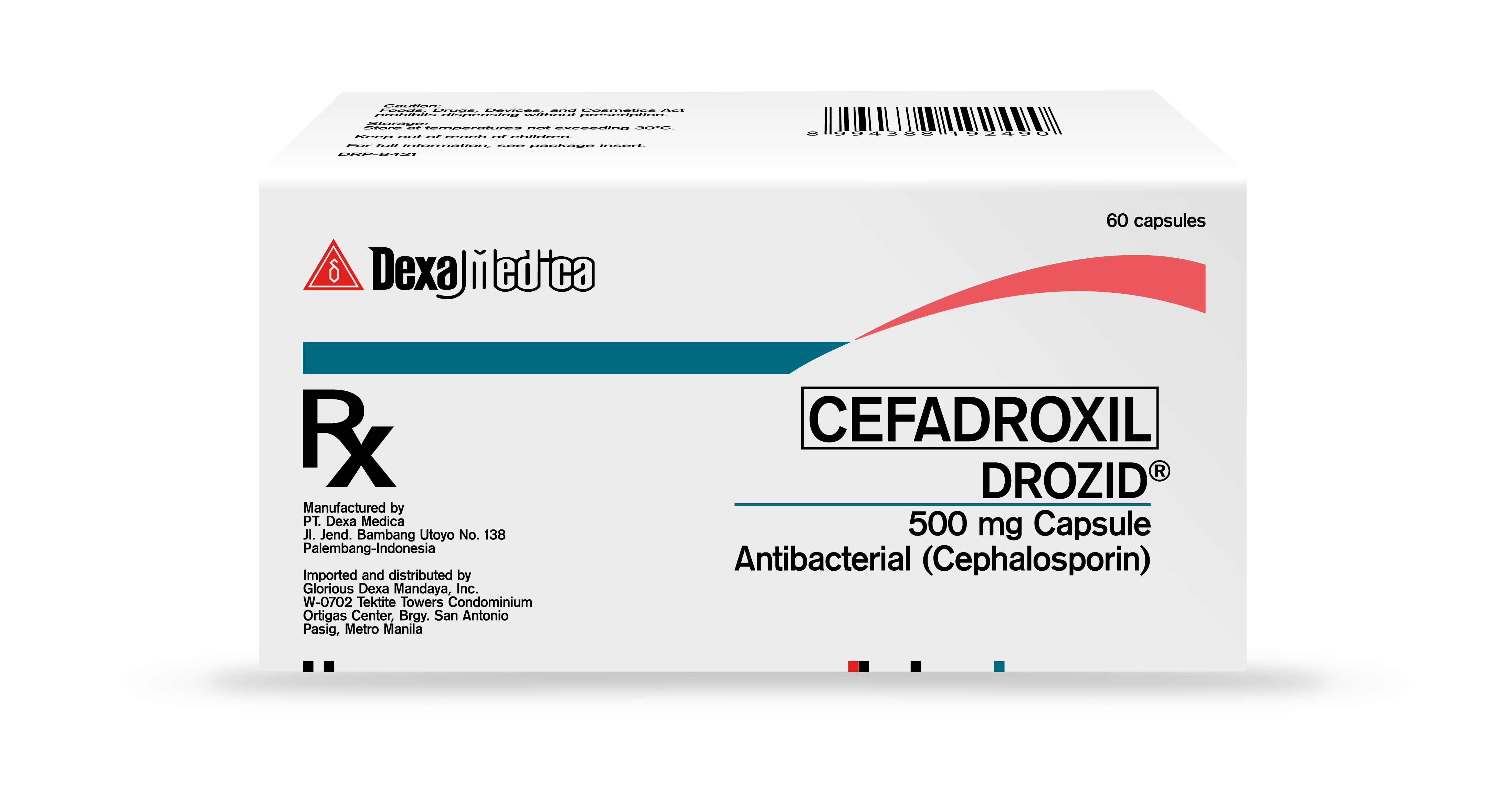 DROZID Cefadroxil 500mg Capsule 1's price in the Philippines | MedsGo ...